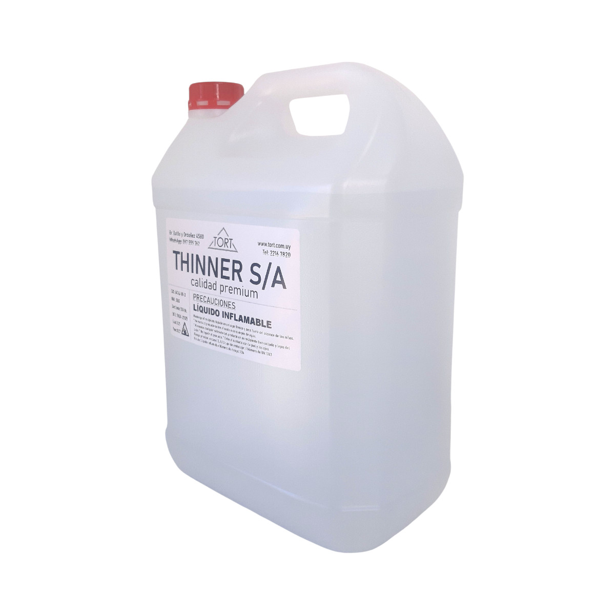 Thinner Sello Azul Calidad Superior 10 Litros - TORT Adhesivos Ltda.